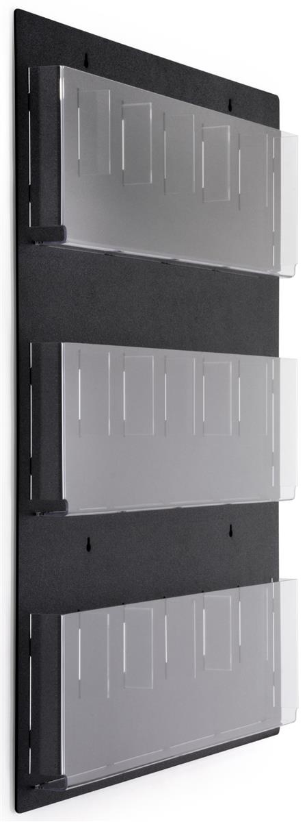 Wall Magazine Rack w/ Up to 18 Pockets of Storage Space