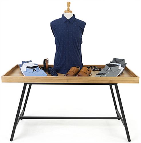 Retail Dump Table | Stylish Dual Tone Finish