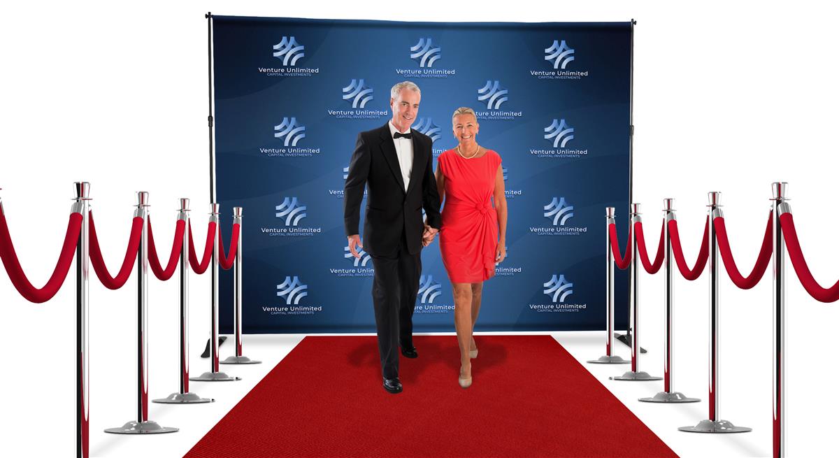 Step and Repeat Red Carpet Kit | Custom Banner with Velvet Rope