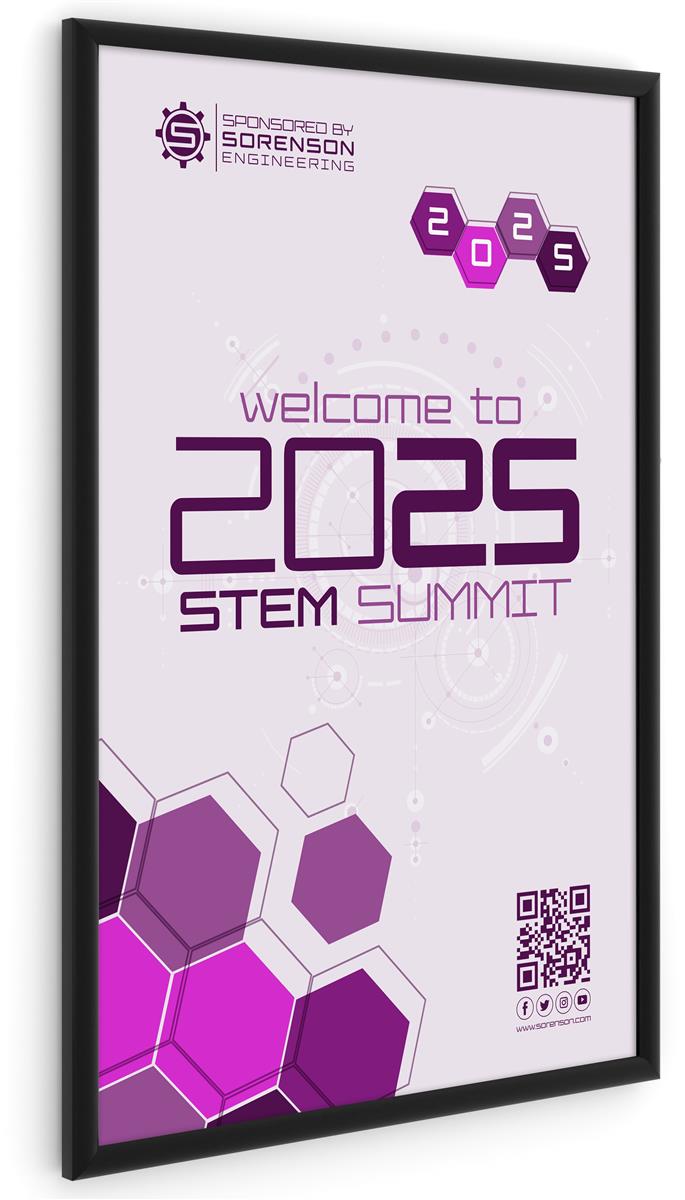 Display for Posters Holds a 24" x 36" Sign within the Swing Framing