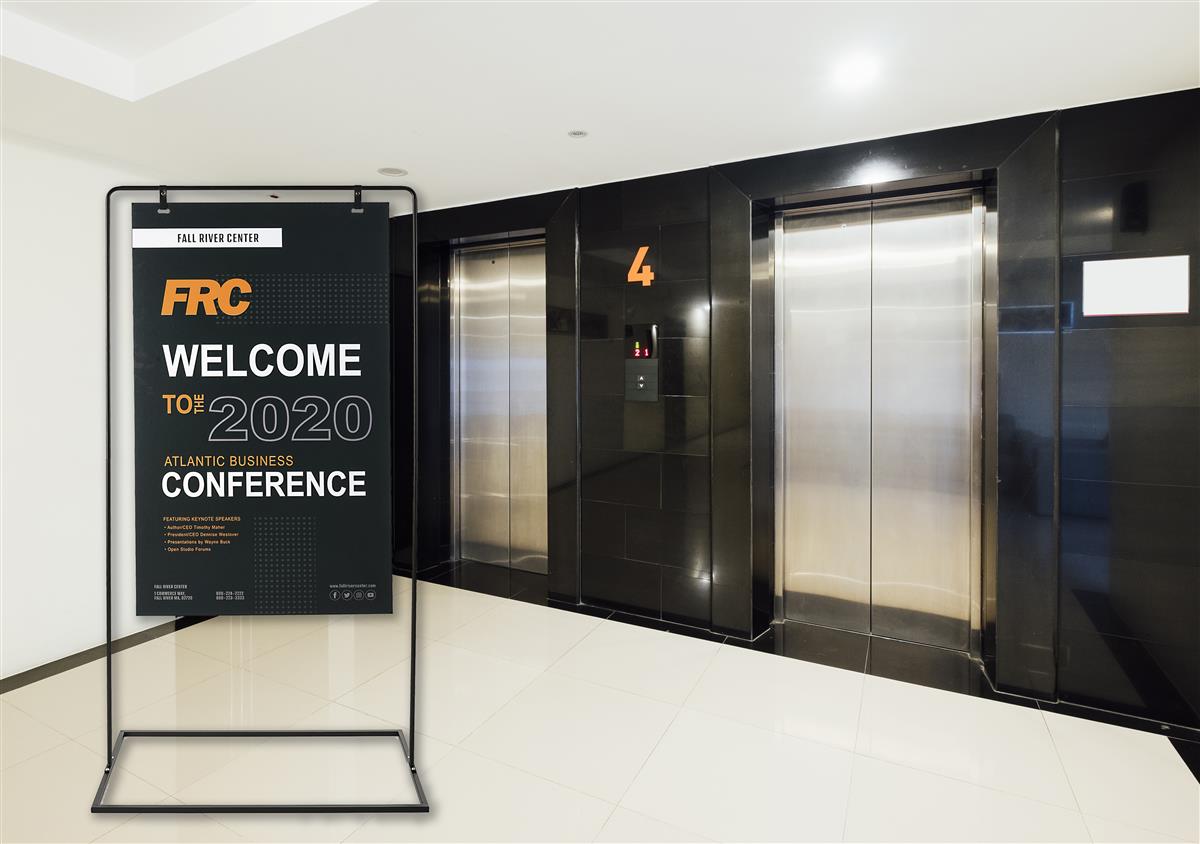 Hanging Sign Stand | Custom Full Color Swing Graphic