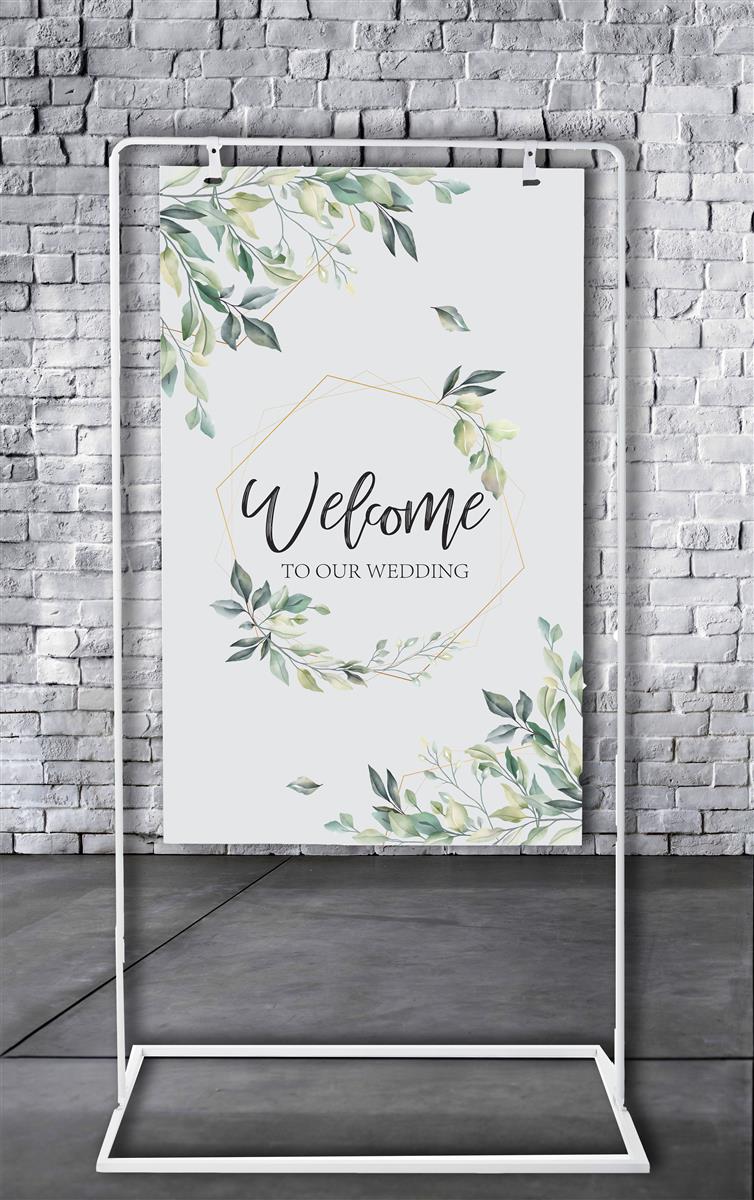 Hanging Sign Stand | Custom Full Color Swing Graphic