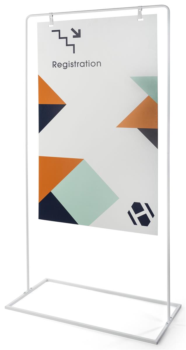 Hanging Sign Stand | Custom Full Color Swing Graphic