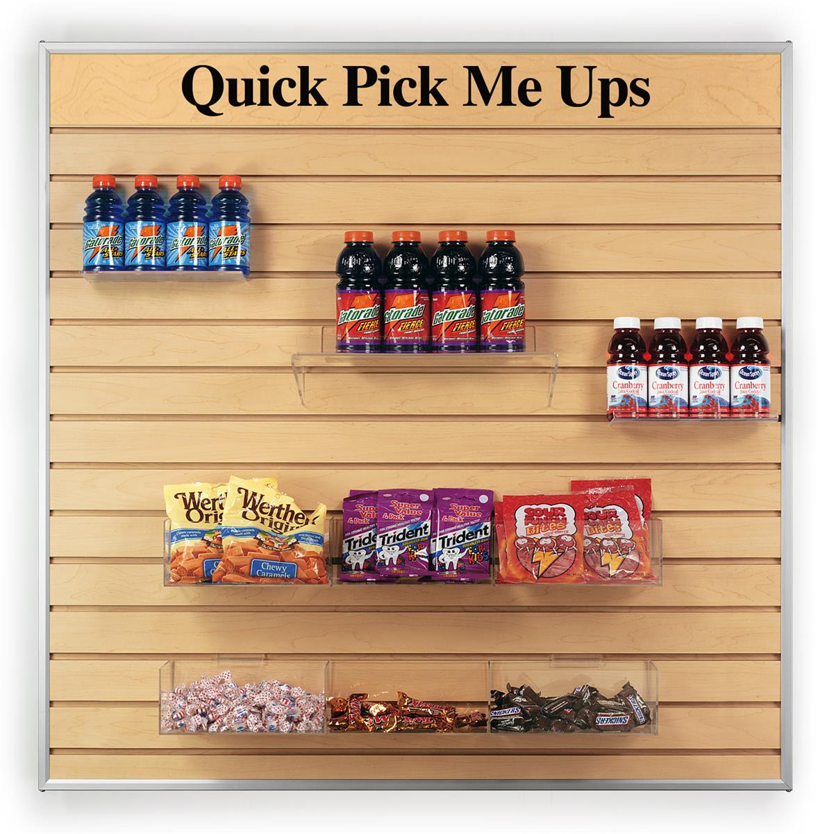 Maple Slatwall Panels | Square Shaped With Custom Header