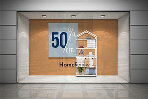 White Metal and Wood Shelving Unit | 5-Tier Durable Iron Frame