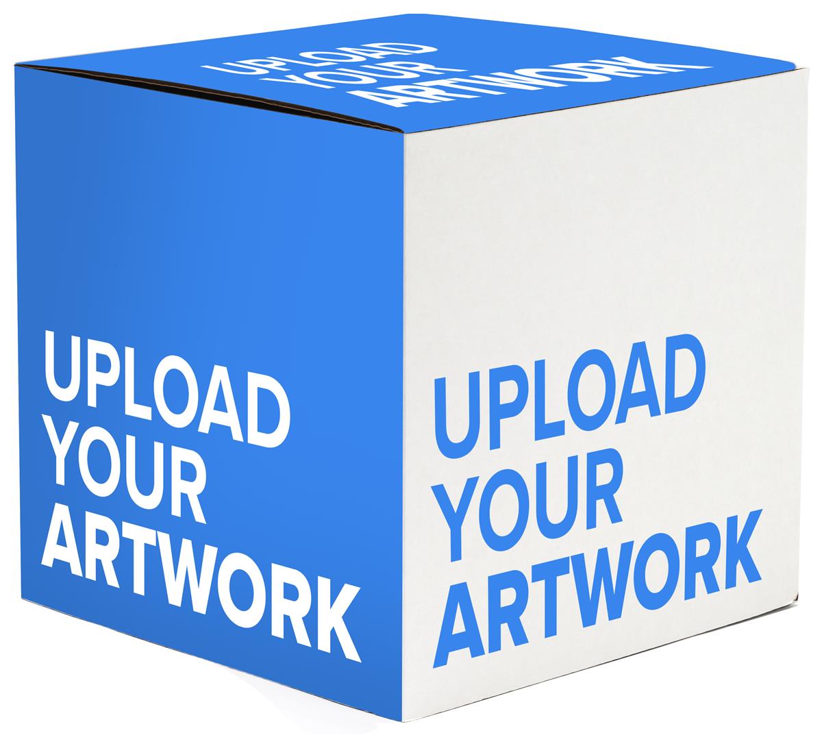 Custom Cardboard Display Cube | 5-Sided Full Color Printing