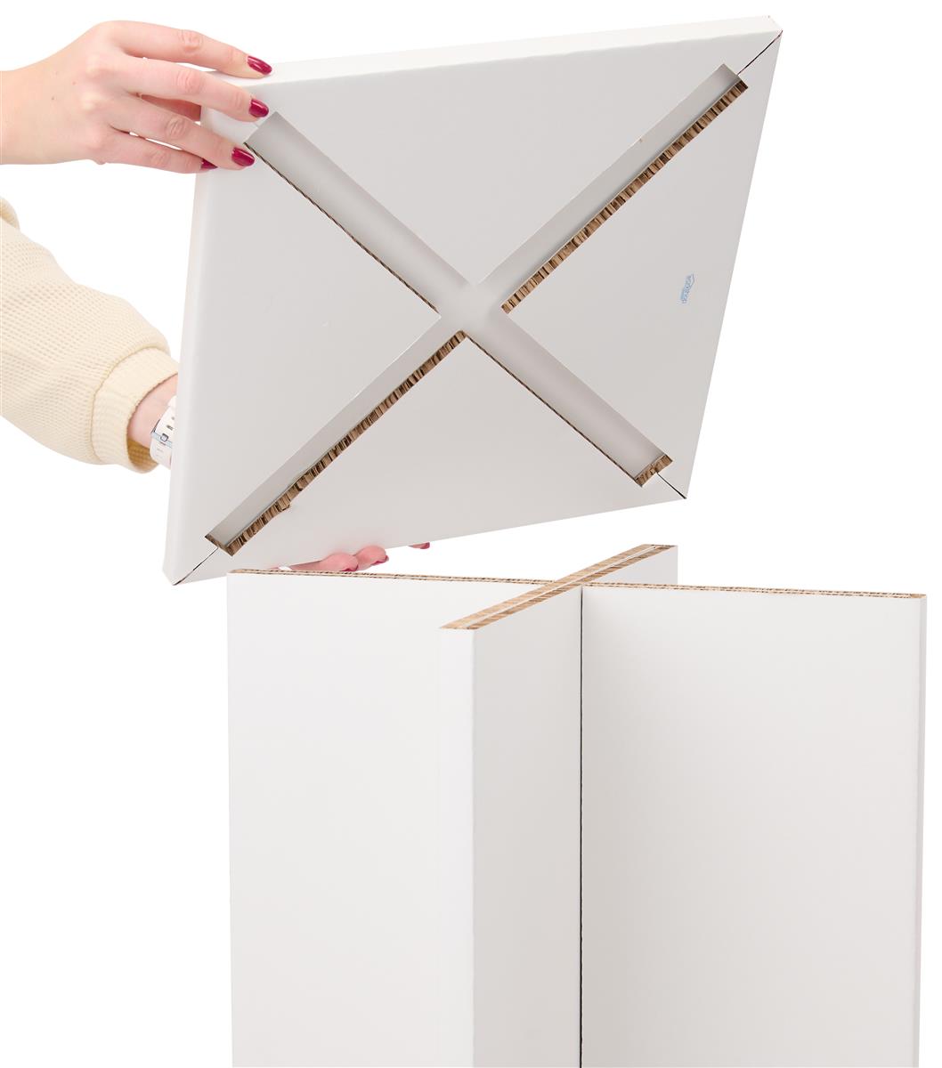 Knockdown Display Pedestal | FSC-Certified Xanita Board