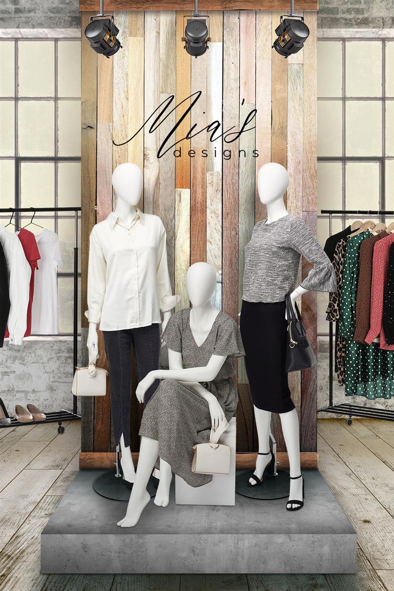 Abstract Seated Female Mannequin | Full Body Design