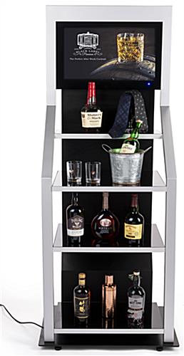 Digital Merchandising Retail Shelving Unit | 21.5 Inch LCD Screen Digital Merchandising Retail Shelving Unit | 21.5 Inch LCD Screen