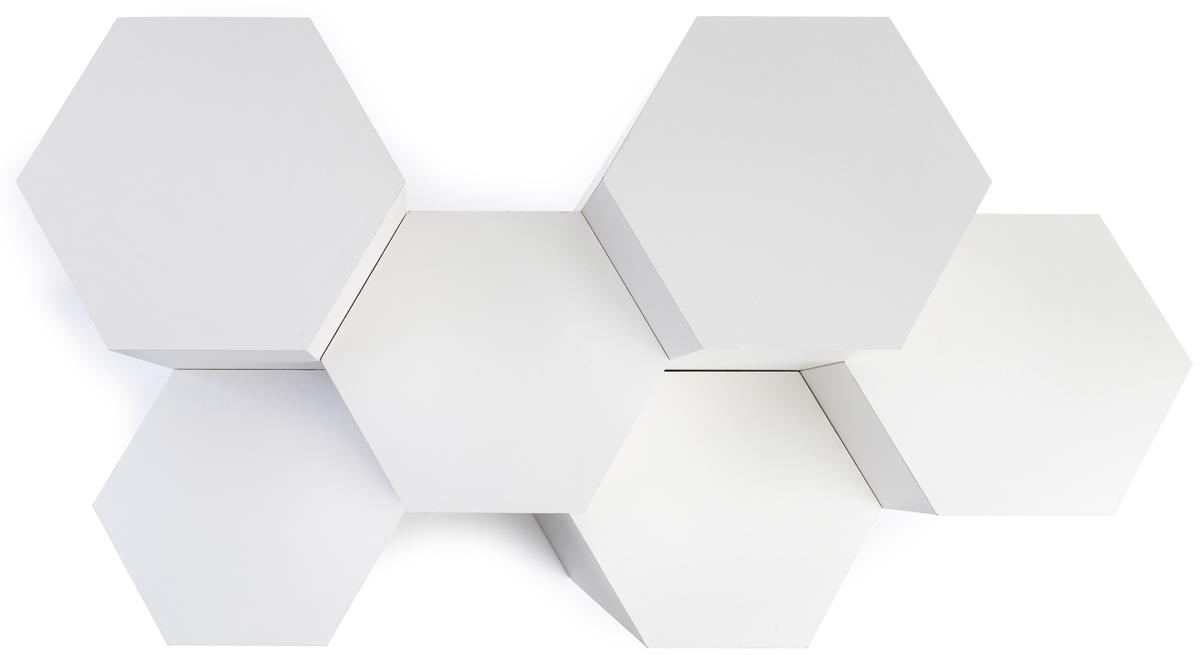 Hexagonal Display Pedestal | 50 Pound Weight Capacity