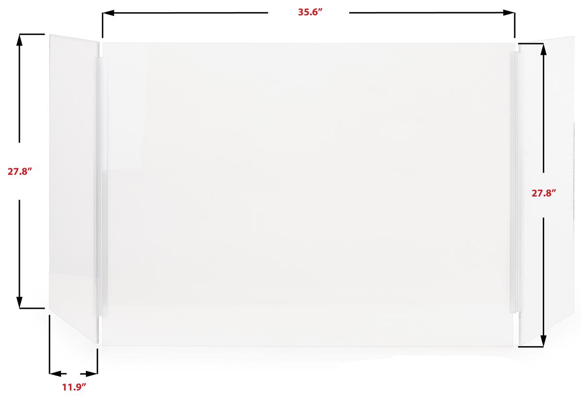 Acrylic Protective Splash Guard | Clear 1/4" Plexiglass