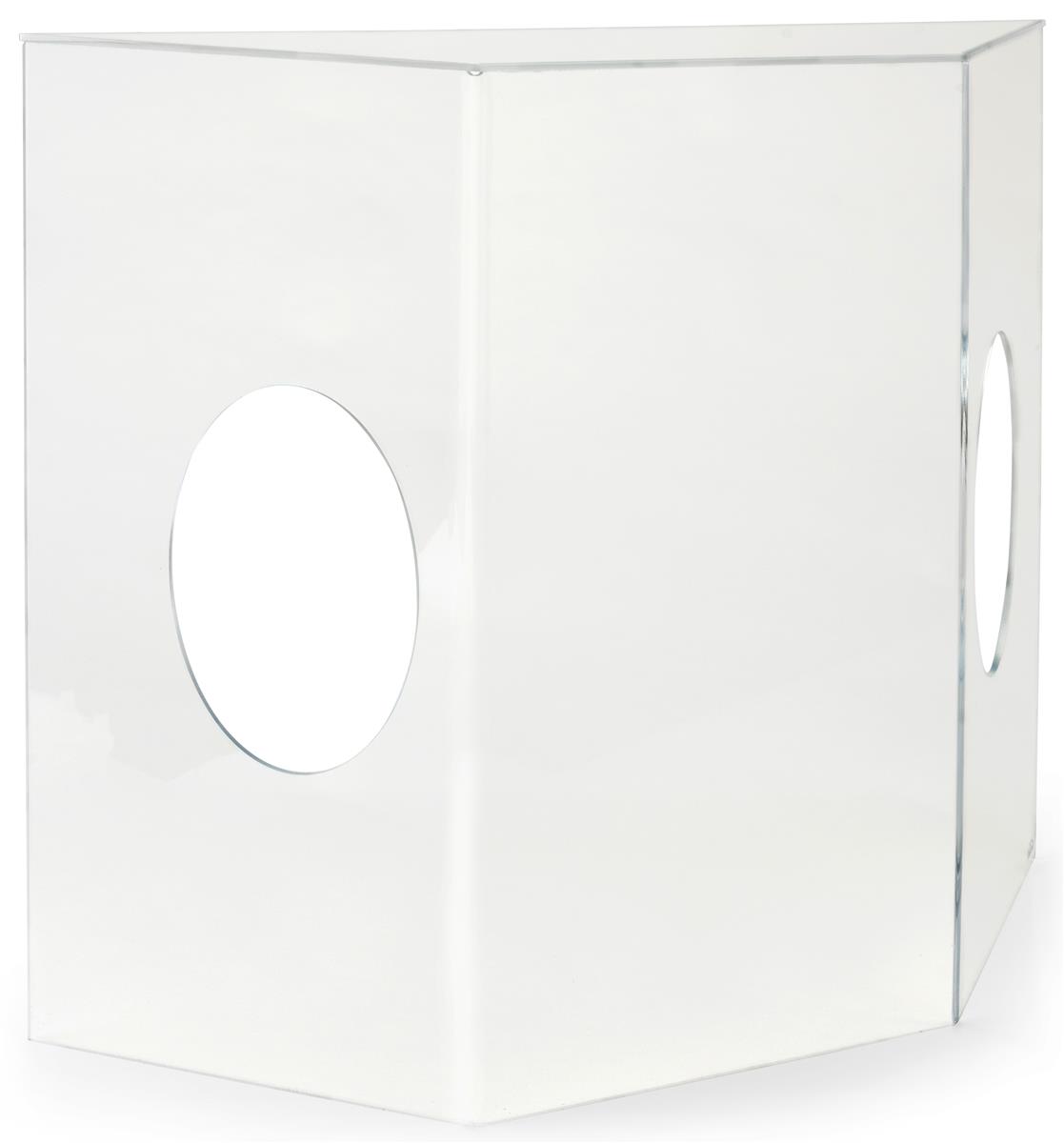 Acrylic Testing Shield with Armholes | Countertop Placement