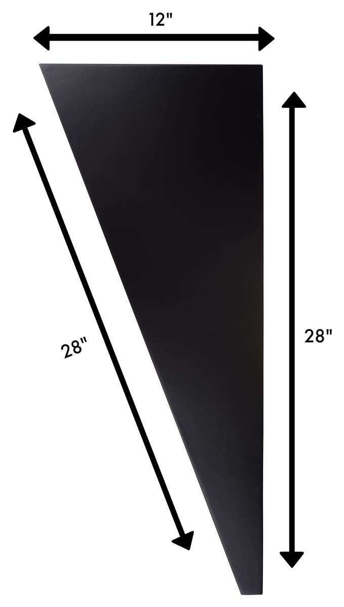 Wedge Pedestal Shelf | Wall Mounted Placement Style