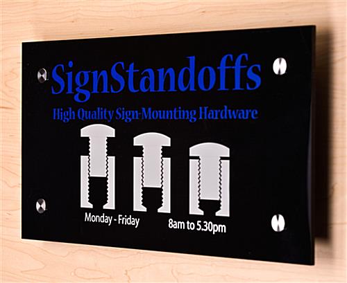 Sign Mounting Systems | 3/4 x 1 Round Through-Grip & Locking