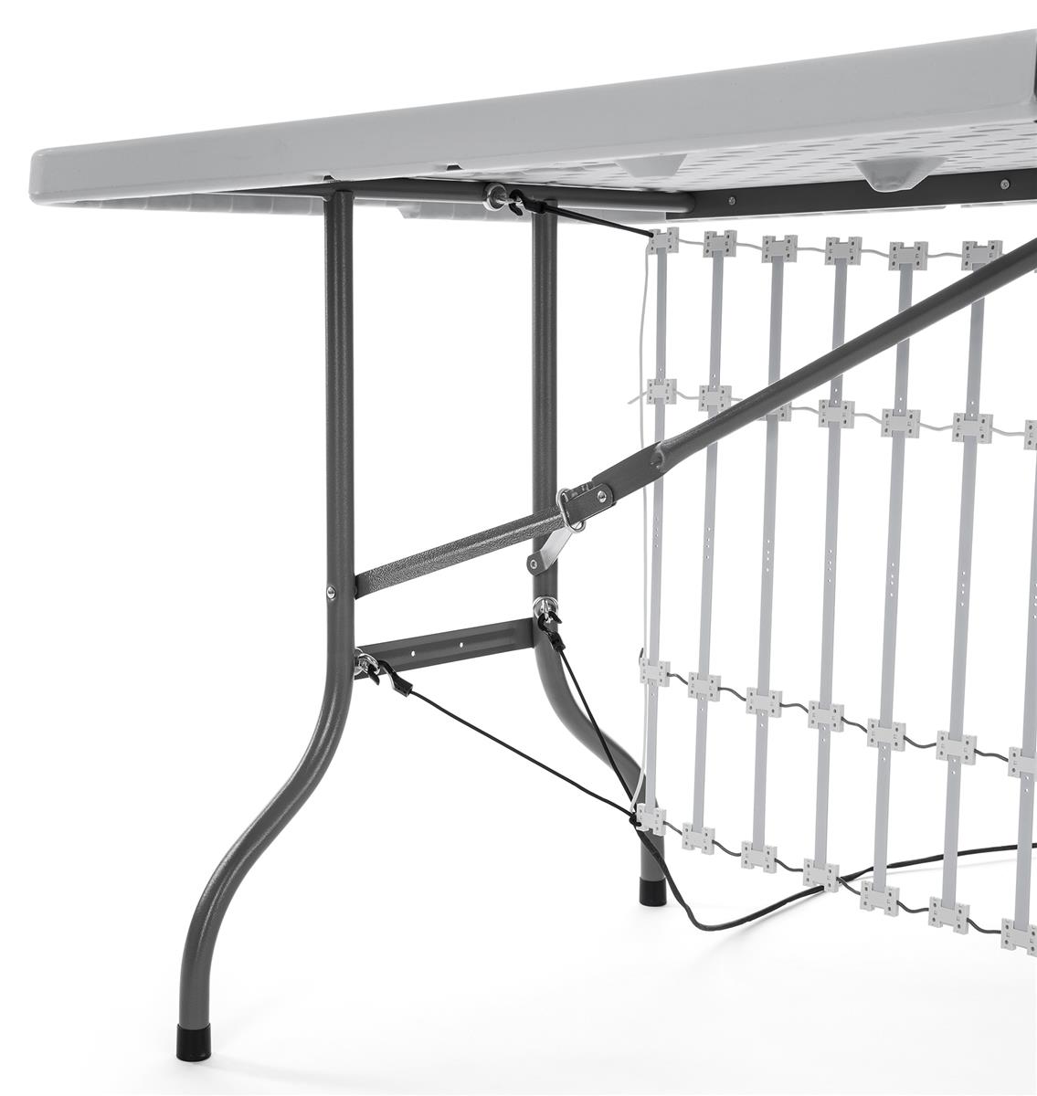 Backlit Custom Scrim Cover and Table Set | Glowing LEDs