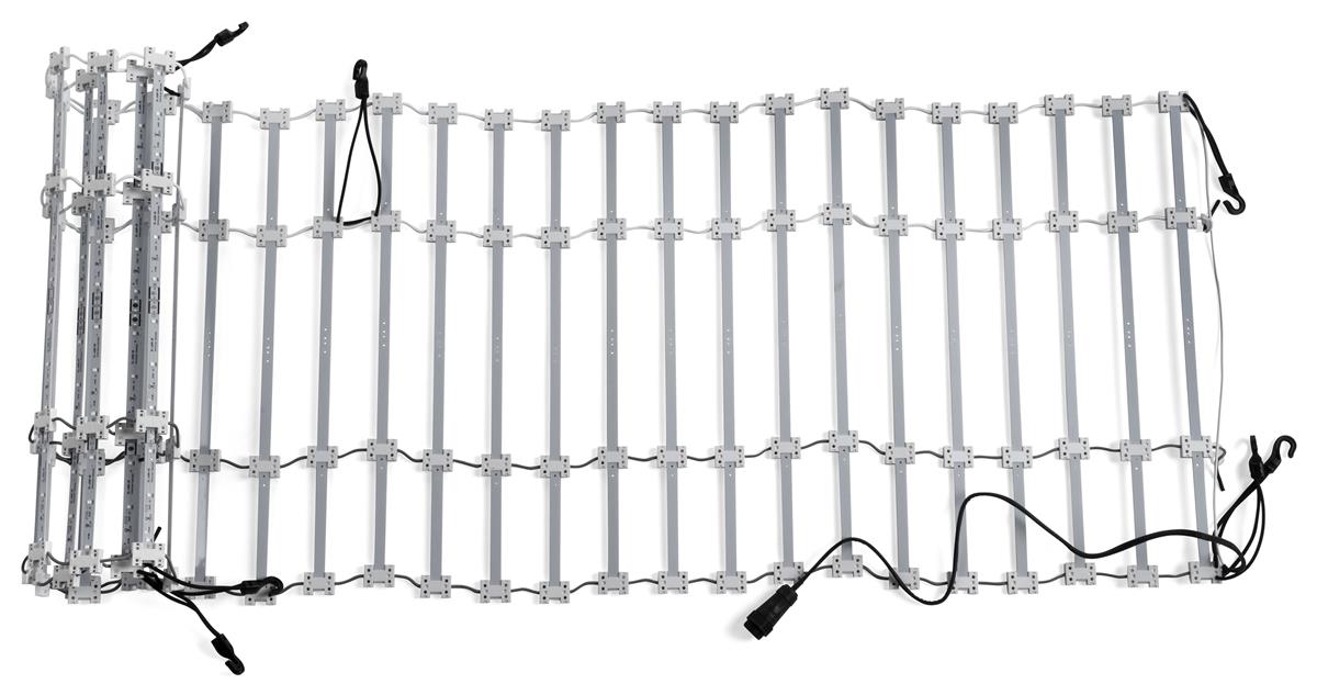 Backlit Custom Scrim Cover and Table Set | Glowing LEDs