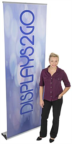 Custom Retracting Banner | Locking Telescoping Pole