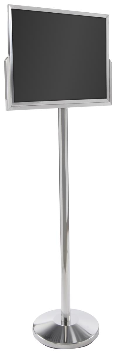 Stanchion Post with Sign Holder | 24" x 18" Poster Frame Stand