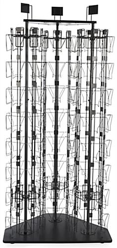 Spinning DVD Tower | Black Top & Base