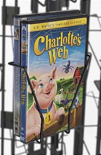 Spinning DVD Tower | Black Top & Base