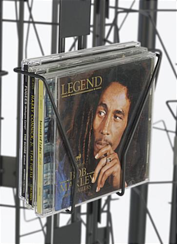 Spinning DVD Tower | Black Top & Base