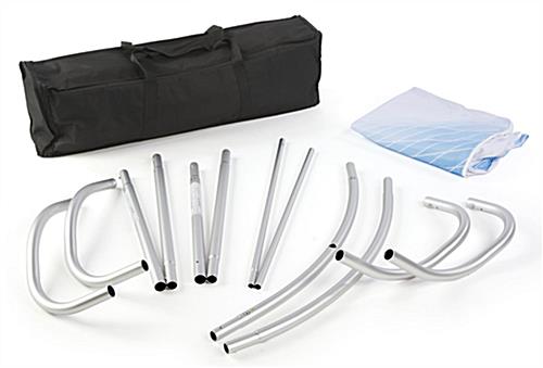 Curved Table Top Trade Show Display with Custom Graphics