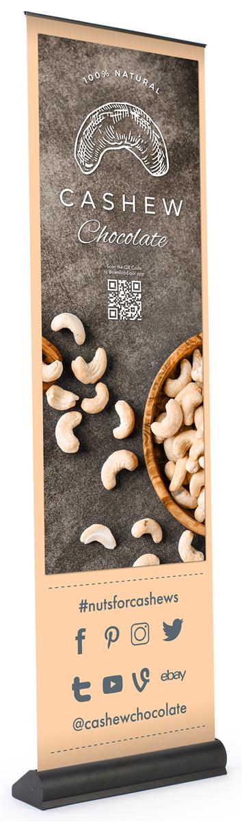 Tall Banner Stand | 10 Foot Display With Aluminum Base