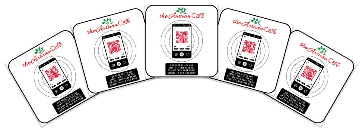 Custom Printed Decals with QR Code | UV Printed Logo