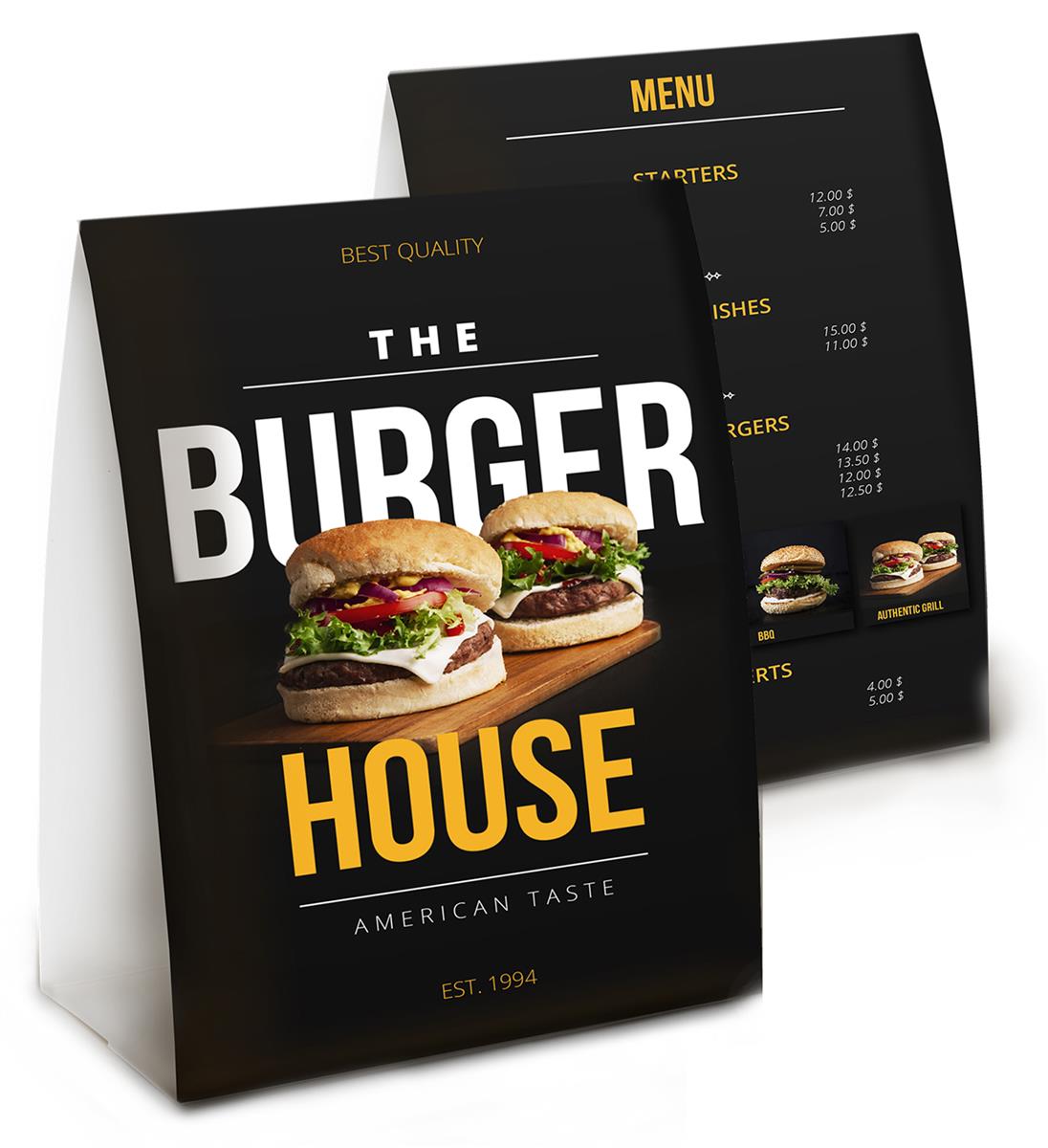 Custom Table Tents | Full-Color Printing