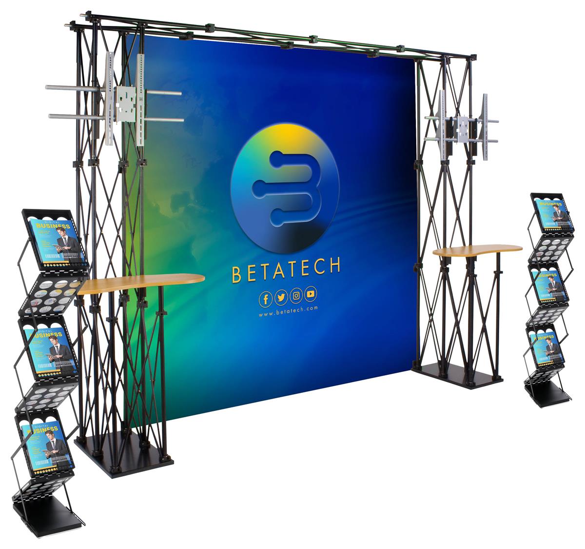 8 x 8 Truss Trade Show Display | Custom Full Color Graphics