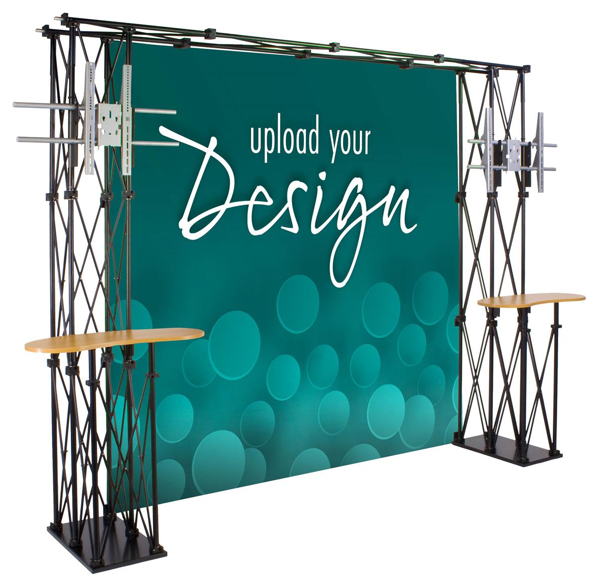 8 x 8 Truss Trade Show Display | Custom Full Color Graphics