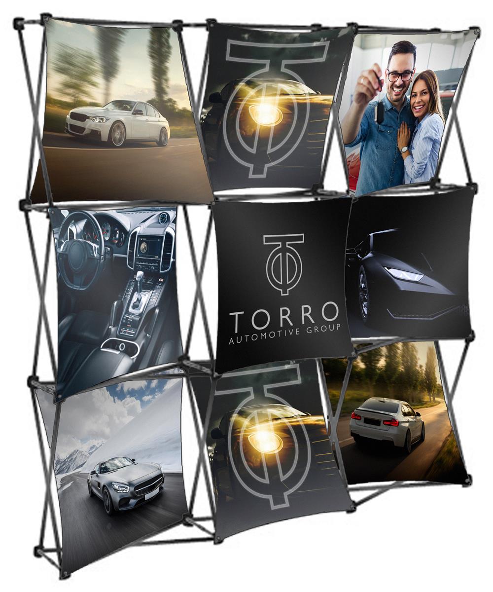Graphic Panel Set | 9 Custom Pop-Up Display Replacement Panels