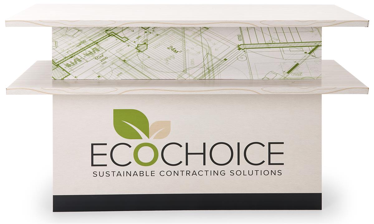 Eco-Friendly Display Counter | Full Color Custom Printing