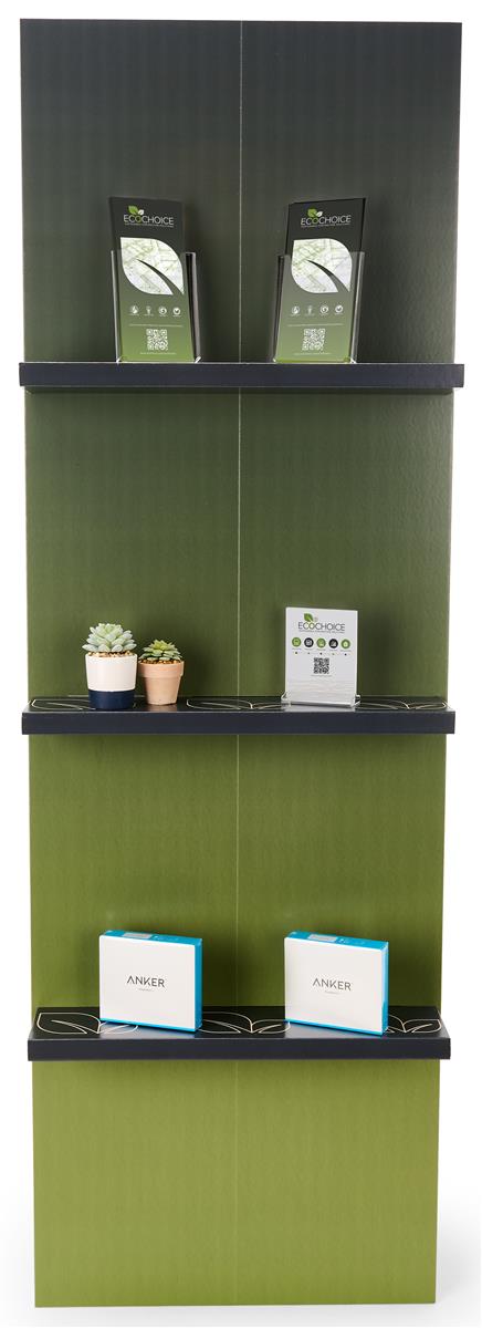 Eco-Friendly Shelf Stand | 100% Recyclable FSC-Certified Material