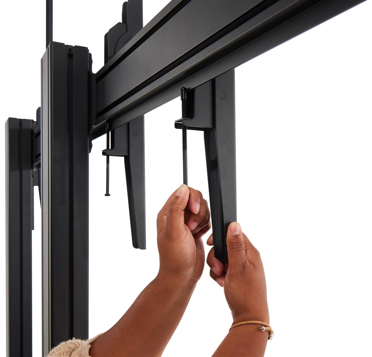 Dual Screen TV Stand | Fits Two Monitors Up to 60"