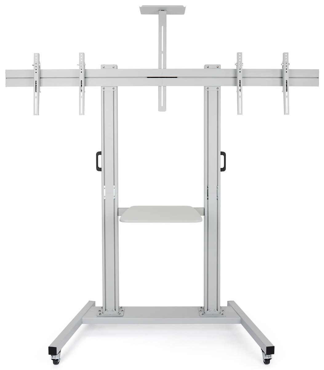 Dual Screen TV Stand | Fits Two Monitors Up to 60"