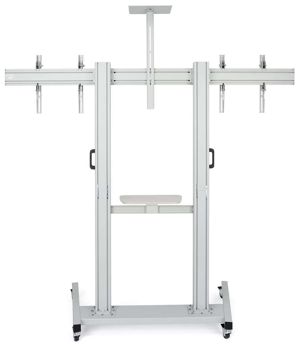 Dual Screen TV Stand | Fits Two Monitors Up to 60"