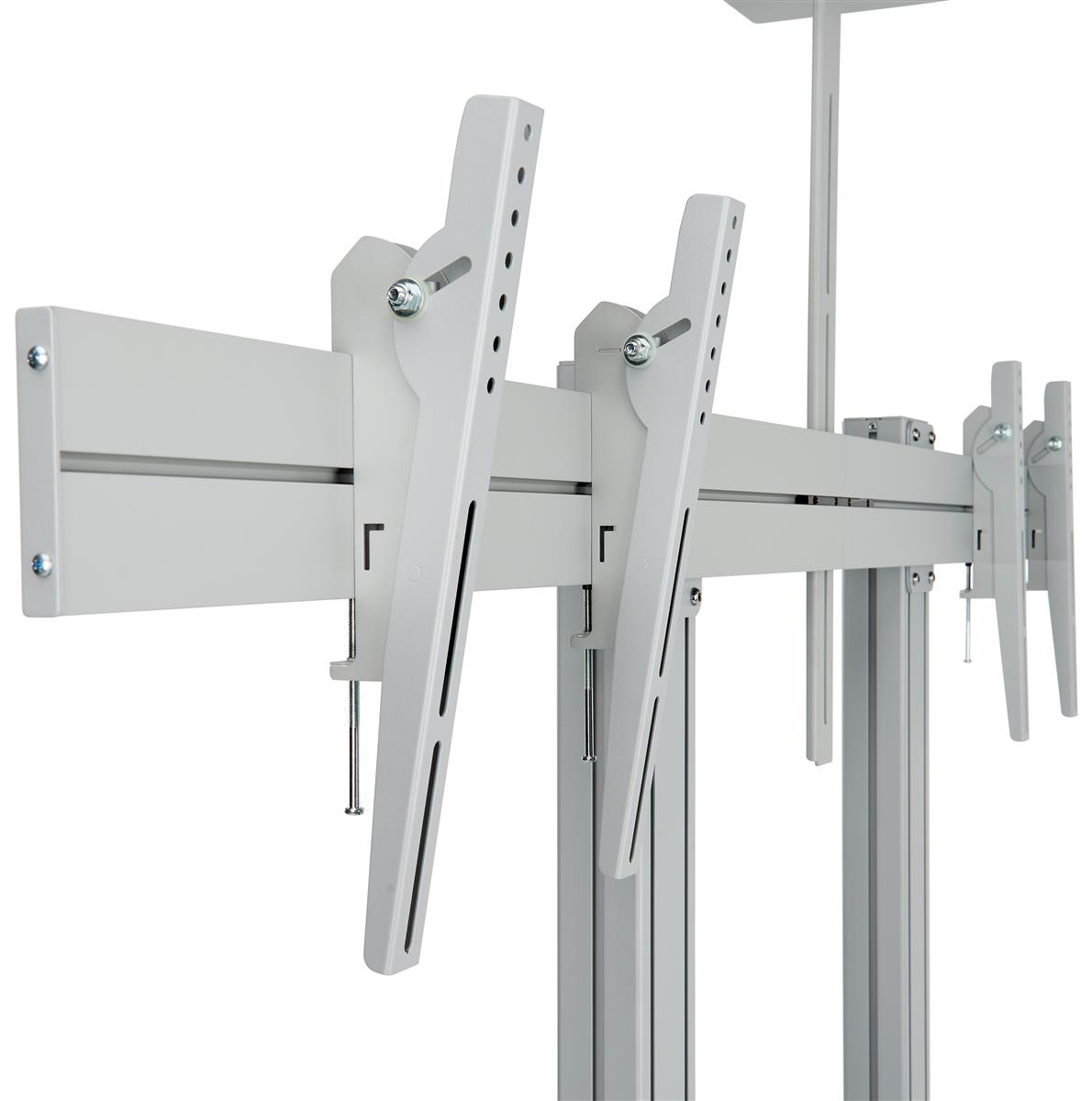 Dual Screen TV Stand | Fits Two Monitors Up to 60"