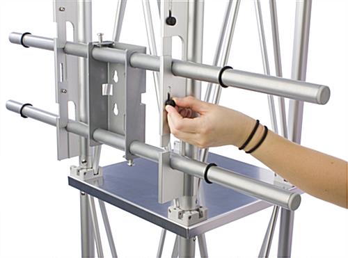 10 Foot Tall Plasma TV Stand - For (2) Monitors