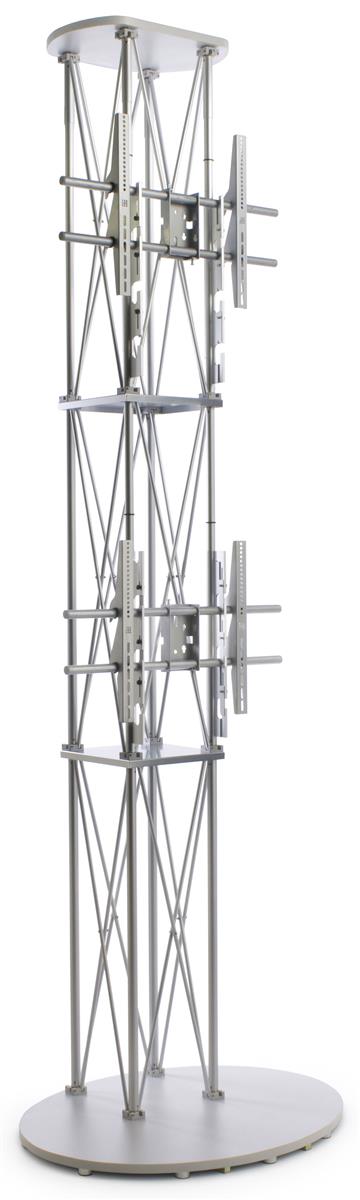 10 Foot Tall Plasma TV Stand - For (2) Monitors