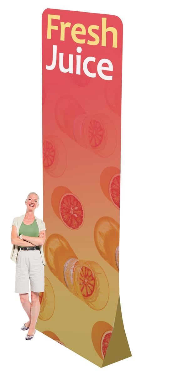 13’H 3D Custom Printed Tension Fabric Tower Banner