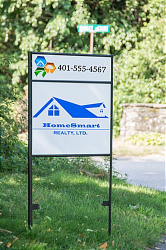 Realtor Yard Signs | Metal Frame with Header
