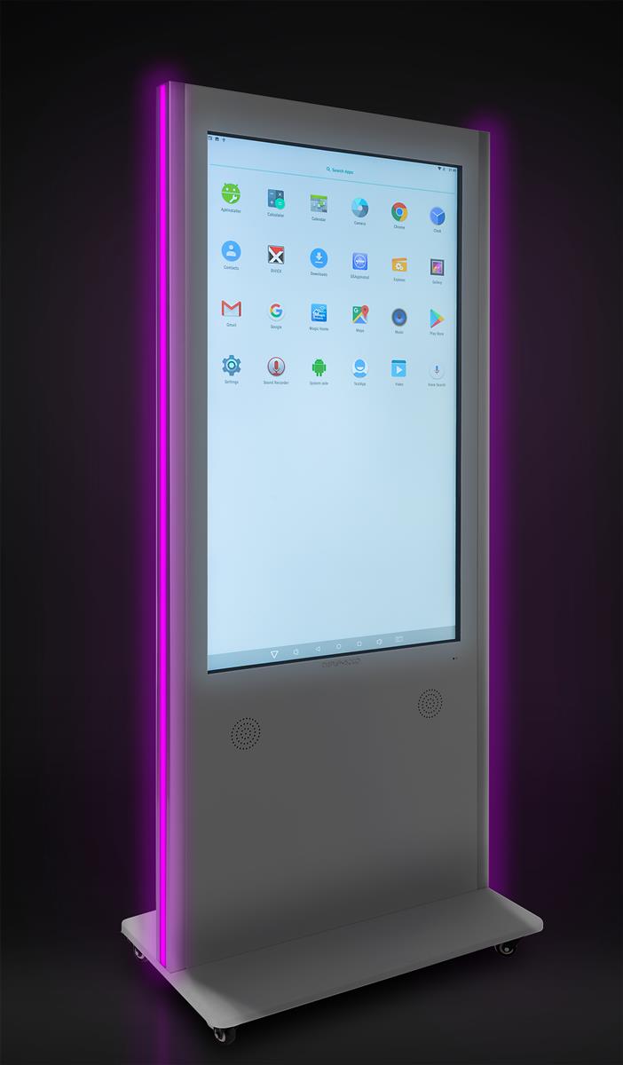 Digital | 55” Touch Screen Digital Kiosk with LED Edge-Lit Panels