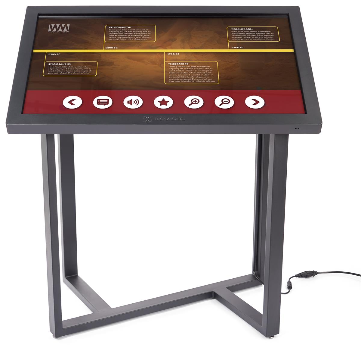 43” Interactive Touch Screen Kiosk with Build-In Speakers