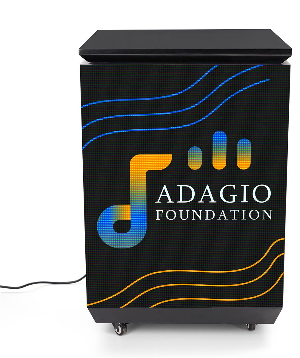 3-Sided LED Screen Digital Event Counter with Case