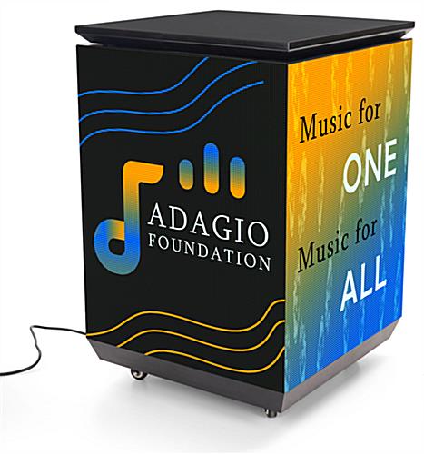 3-Sided LED Screen Digital Event Counter with Case