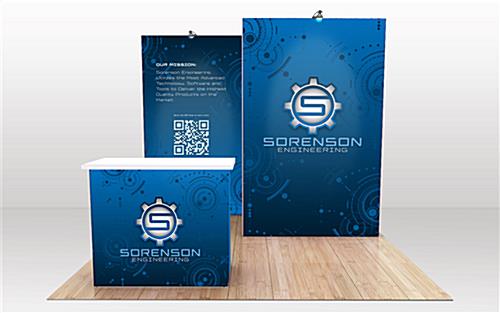 Custom Modular 10 x 10 Exhibit Booth with SEG Graphics