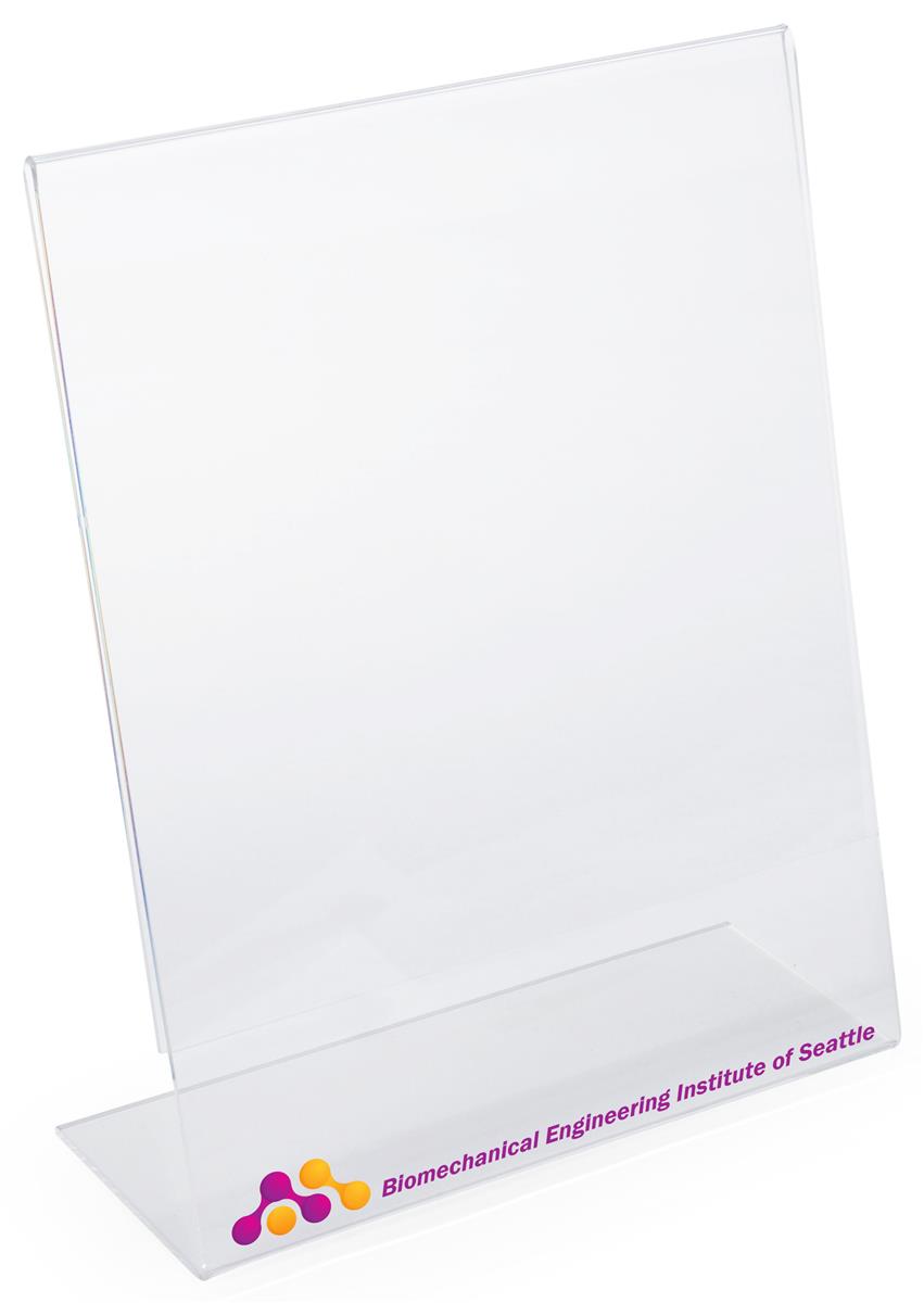 Custom 11x14 Acrylic Sign Holder for Tabletops | UV Printing
