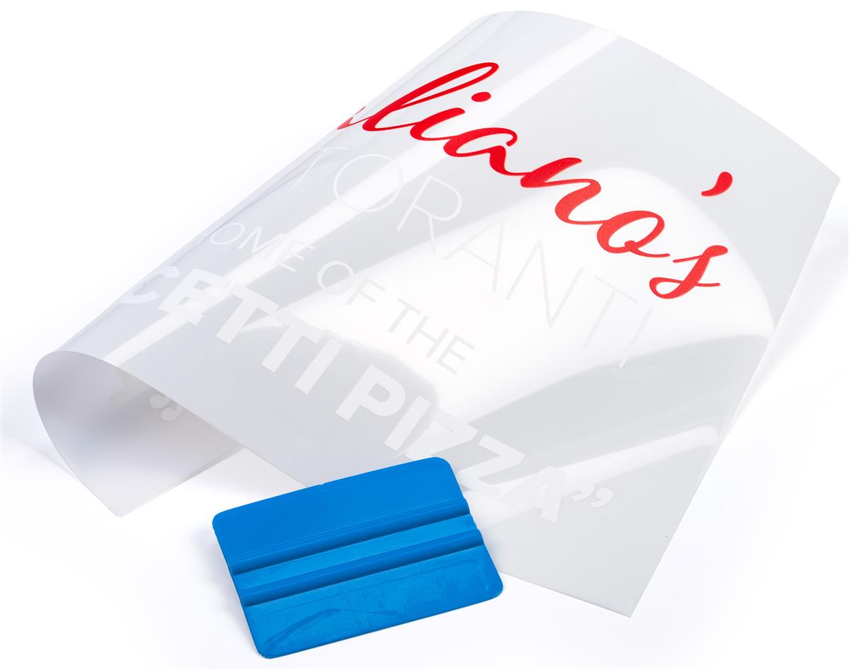 Removable No Adhesive Vinyl Sign | 10” x 13.75” Custom Cling