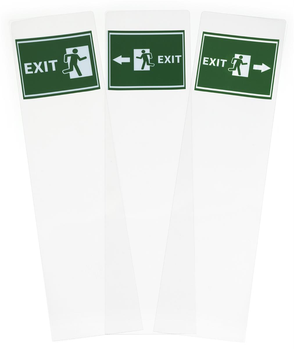 10.5x9 Replacement Exit Graphics for FSSS4812EX1 | 3 Pack